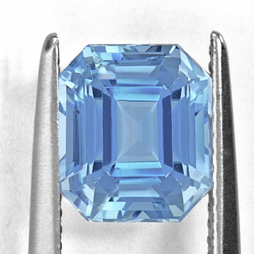Aquamarine Emerald Cut 3.16 Carat - Rare Gemstone Company