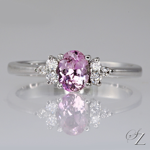 Emerald Cut Tanzanite And Diamond Ring - Rare Gemstone Company