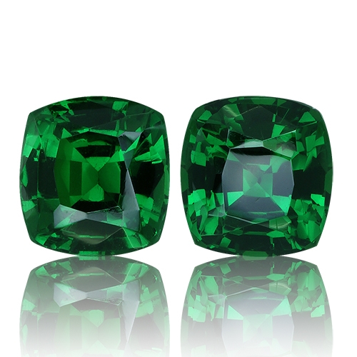 Tsavorite Matched Pairs 2.90 Carat - Rare Gemstone Company